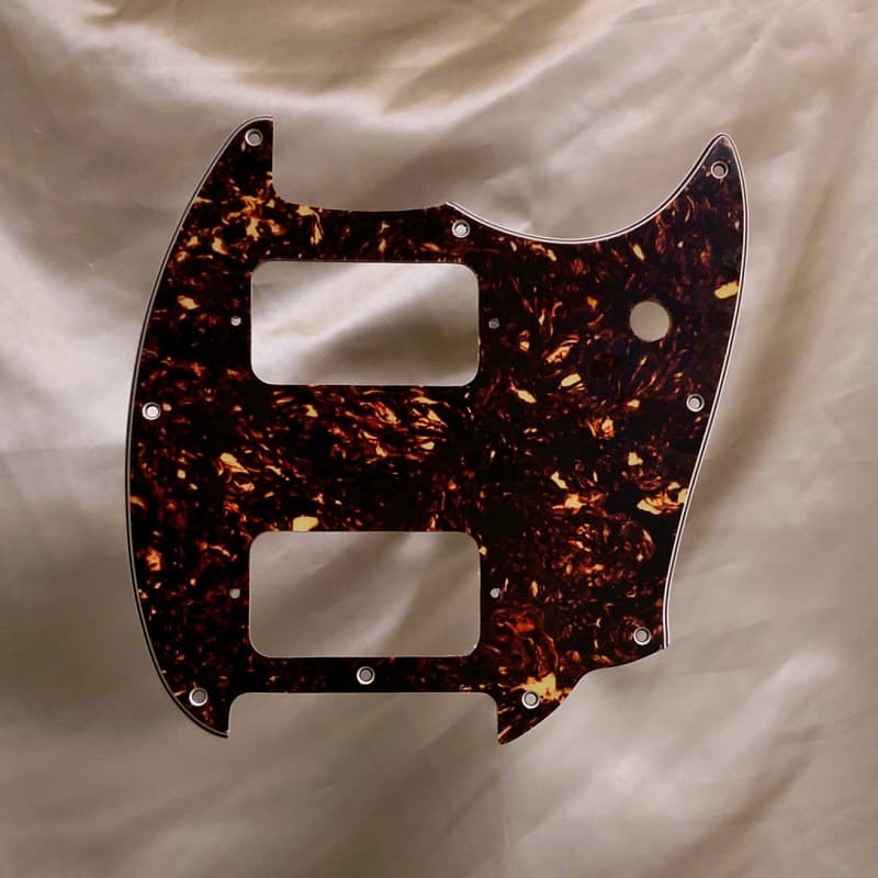 Aged brown tortoise replacement pickguard for Squier Bullet | Reverb
