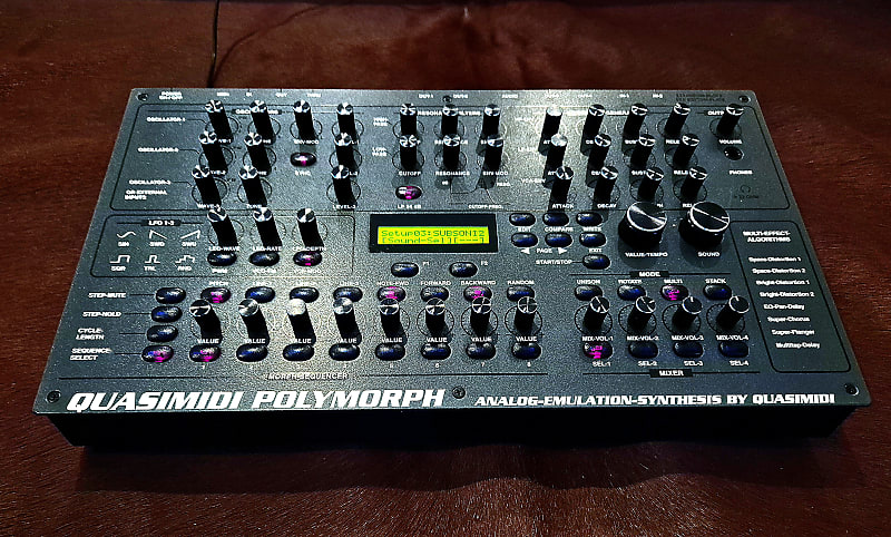 Quasimidi Polymorph 4-Part 16-Step Synthesizer and Sequencer | Reverb