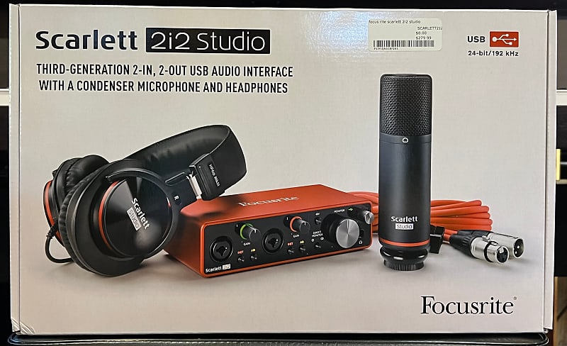 Focusrite Scarlett 2i2 Studio 3rd Gen Recording Bundle | Reverb