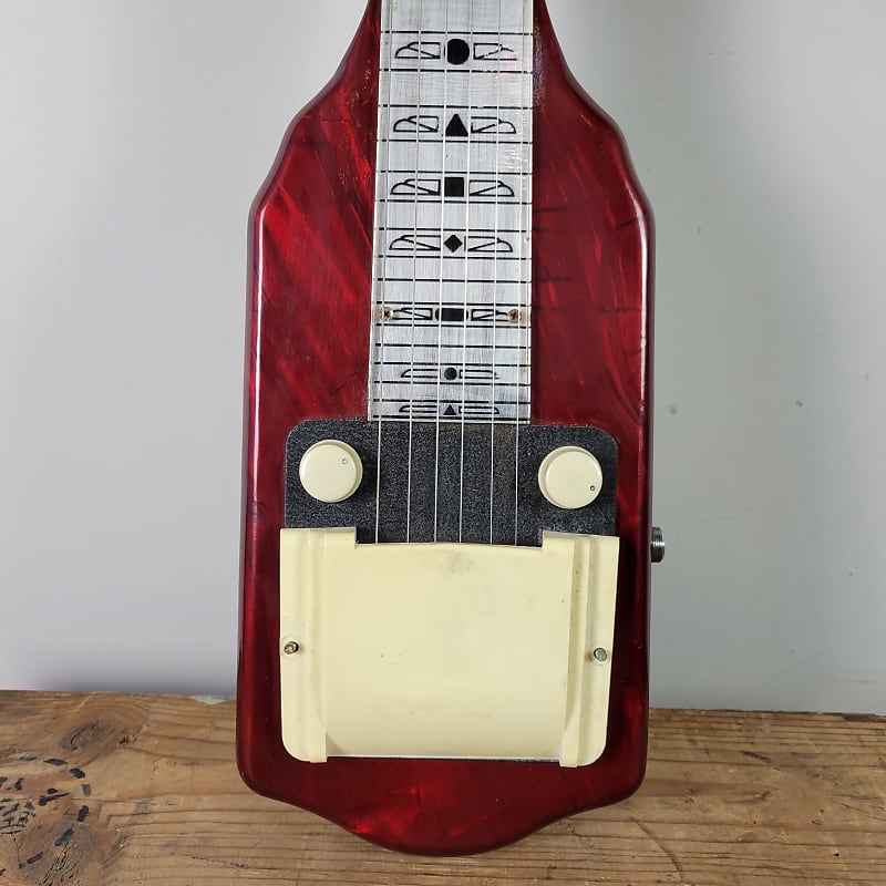 1957 Supro Supreme Lap Steel - Red MOTS With OHSC | Reverb