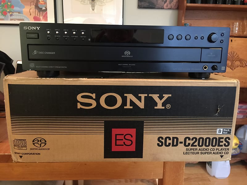Sony ES SCD-C2000ES - 5 Disc Super Audio CD Player | Reverb