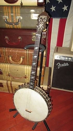 1929 Vintage Langstile III Tenor 4 String Banjo | Reverb