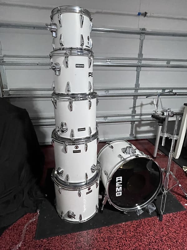 Remo Quadura 1980s drums | Reverb