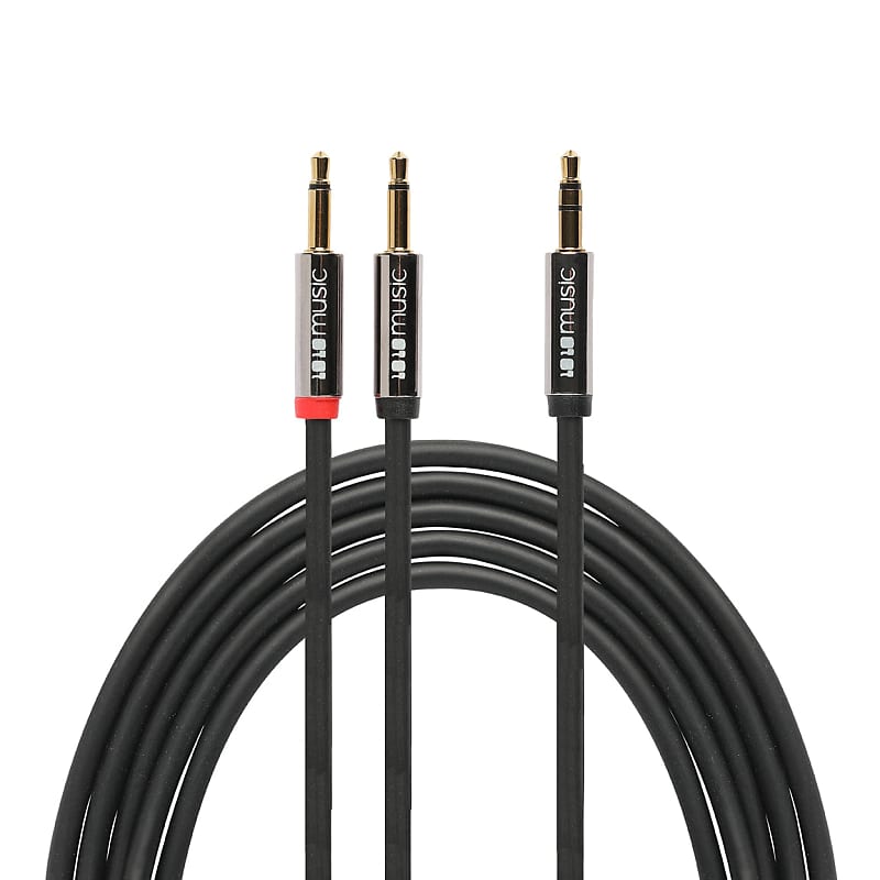 1010music 3.5 mm Male to Male Stereo Breakout Cable | Reverb