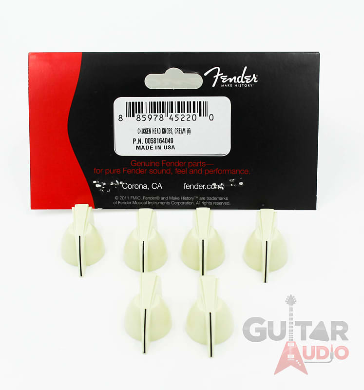Fender 005-8164-049 Chicken Head Amp Knobs (6) | Reverb