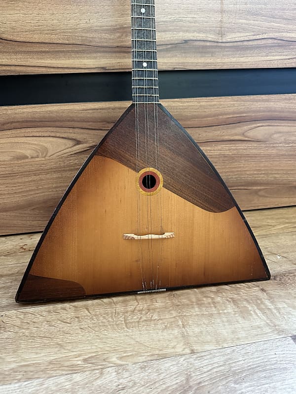 Balalayka 6 String USSR Soviet Folk Instrument Balalaika | Reverb