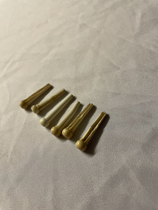 Fender Malibu Bridge Pin 1969 White Plastic | Reverb