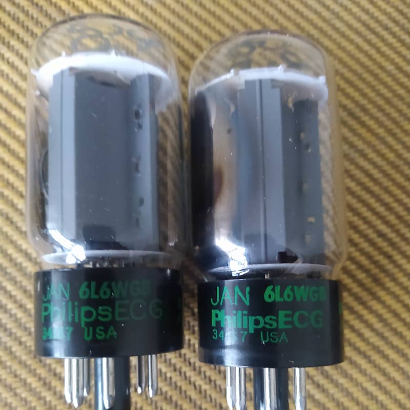 Matched pair Philips ECG JAN / 6L6WGB/5881-PHILIPS | Reverb UK