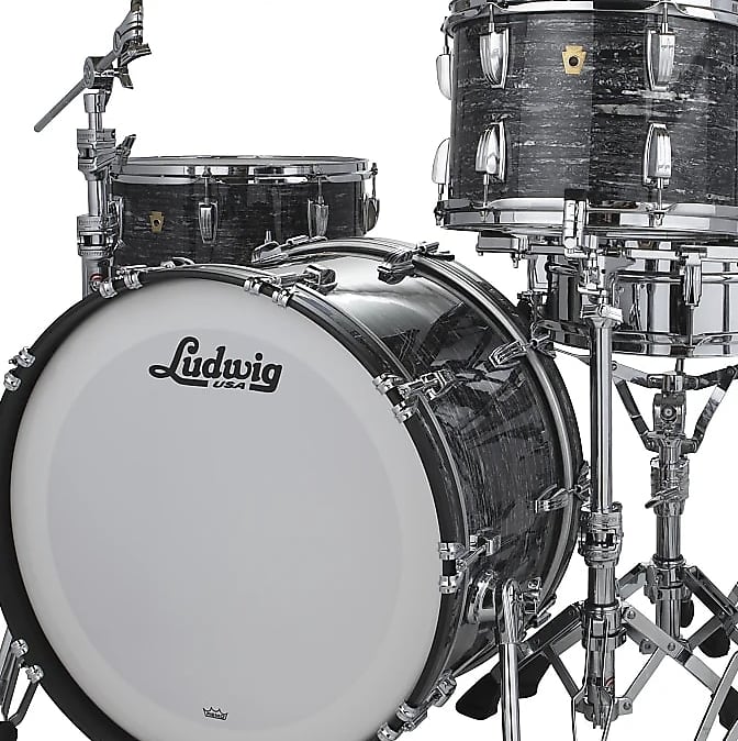 Ludwig Legacy Classic Downbeat 3pc. *IN STOCK* Vintage Black | Reverb