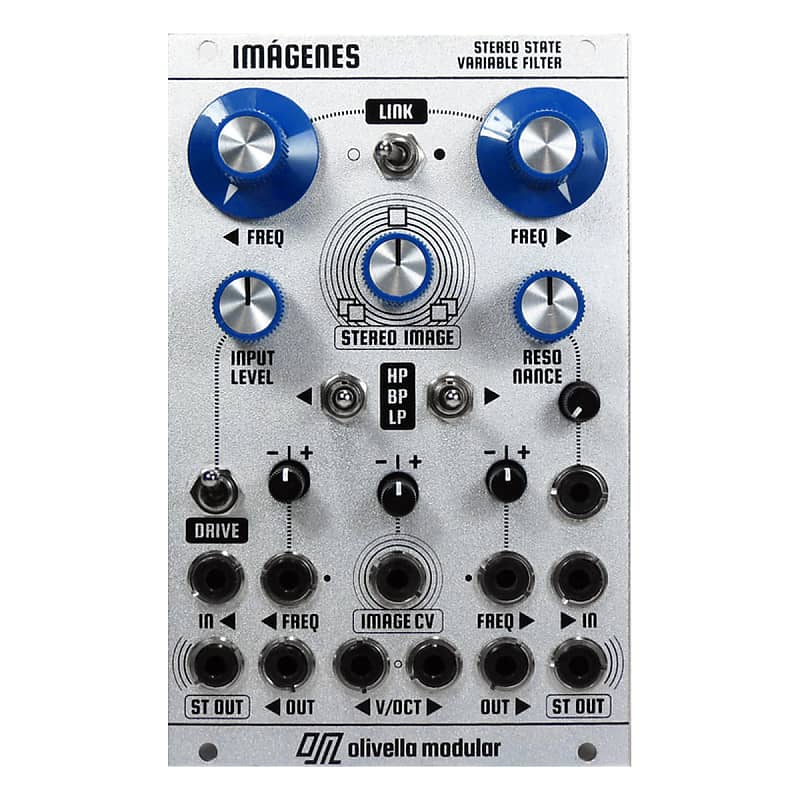 Olivella Modular IM GENES Eurorack State Variable Stereo | Reverb Olivella Modular IM GENES Eurorack State Variable Stereo | Reverb