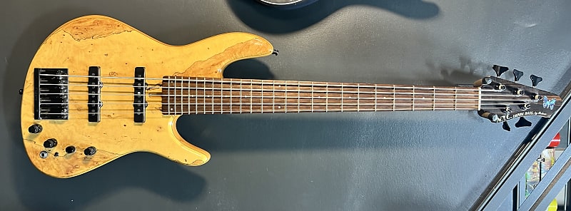 Fodera Nyc 5 string Chestnut Top NYC 5 string - Natural Over | Reverb