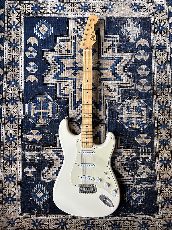 1981 Greco Super power - Olympic white JV Strat Fujigen Japan | Reverb