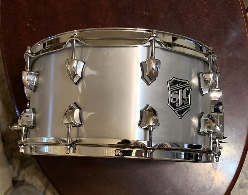 SJC Custom Drums 7x14 Spun Aluminum snare drum 2018 | Reverb