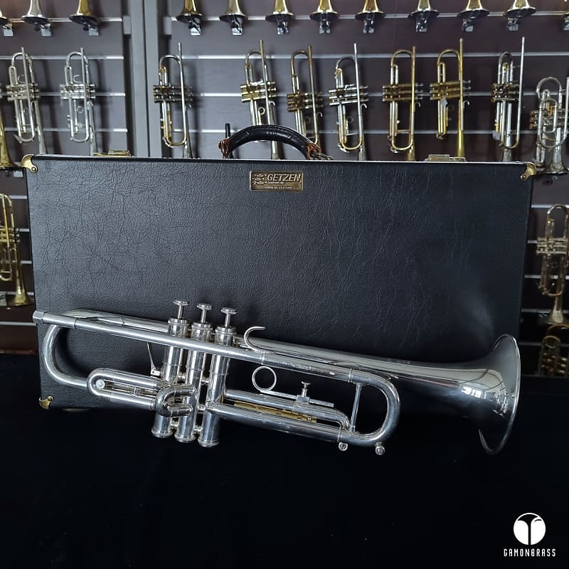 Getzen Eterna Severinsen trumpet case mouthpiece GAMONBRASS | Reverb