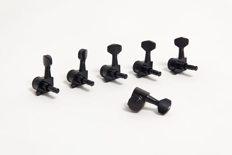 Korean 6 line Black locking machine heads | Reverb UK