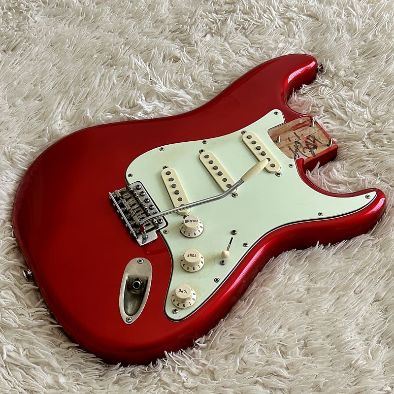 Candy Apple Red Stratocaster Loaded Electric Guitar Body w/ | Reverb