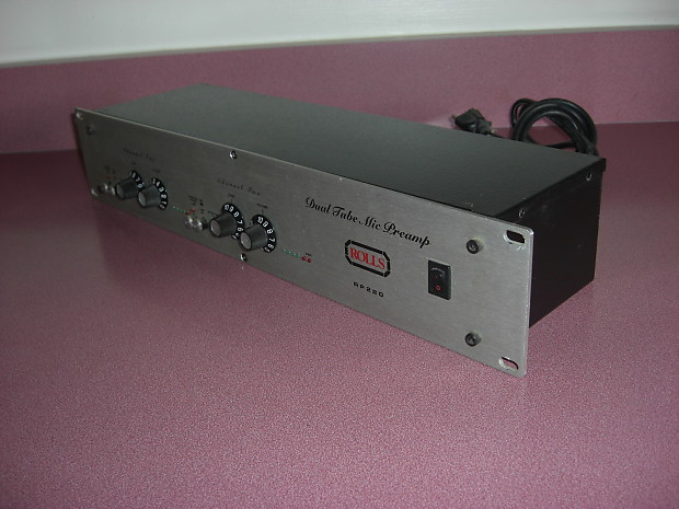 Rolls RP220 Dual Tube Mic Preamp | Reverb