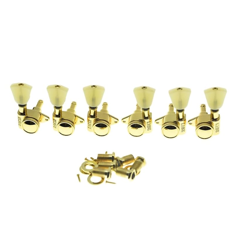 Gold 3+3 Locking Tuners 21:1 Locking Tuning Machines Locking | Reverb