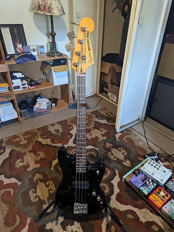 Squier Mustang/Bronco Hybrid Bass partscaster | Reverb