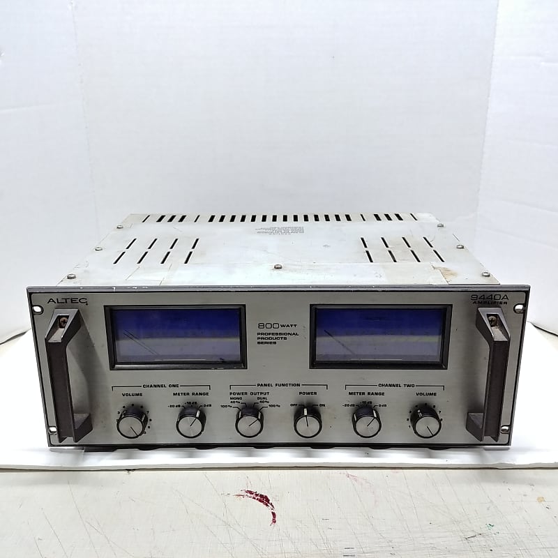 RARE 1977 Altec 9440A Stereo Power Amplifier 800W Solid State | Reverb