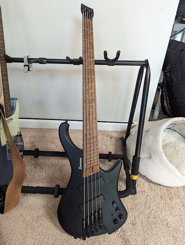 Ibanez EHB1005MS-BKF Headless 5-String Bass | Reverb
