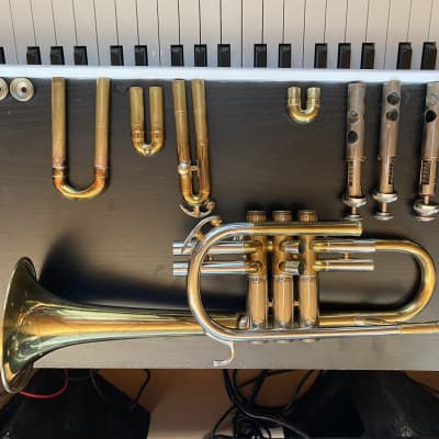Reynolds Model 60 Professional Cornet 1950's - Brass, Nickel | Reverb