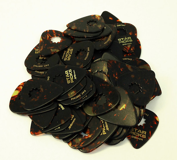 Everly Star Guitar Picks | Shell | Superior Grip | 72 Pack - | Reverb
