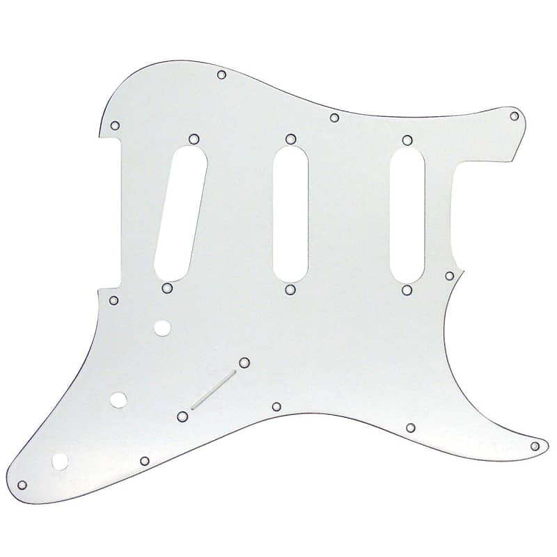 Guitar Tech Scratchplate ~ S-style ~ White | Reverb
