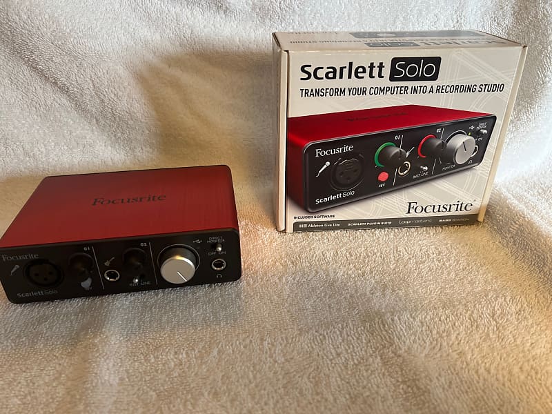 Focusrite Scarlett Solo 1st Gen. USB Audio interface 2010s - | Reverb