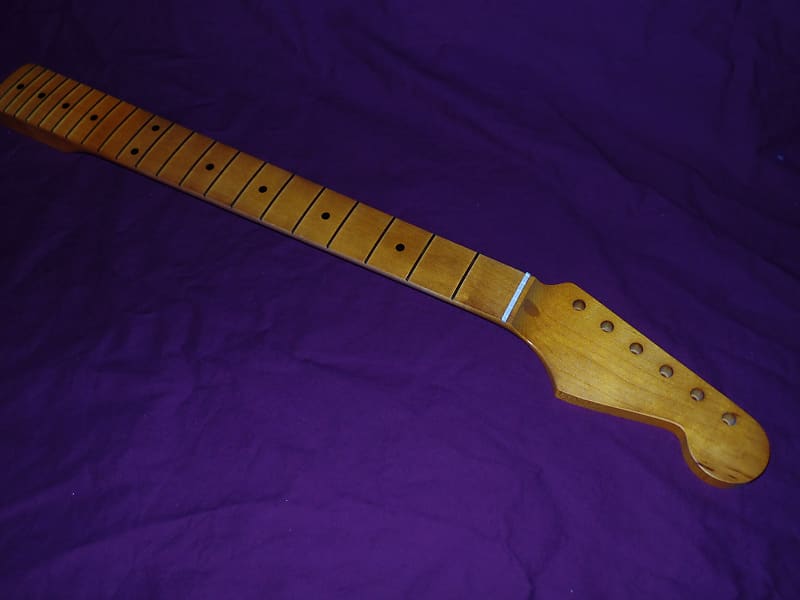 Medium Fret Relic 9.5 Radius C Shape Stratocaster Allparts | Reverb