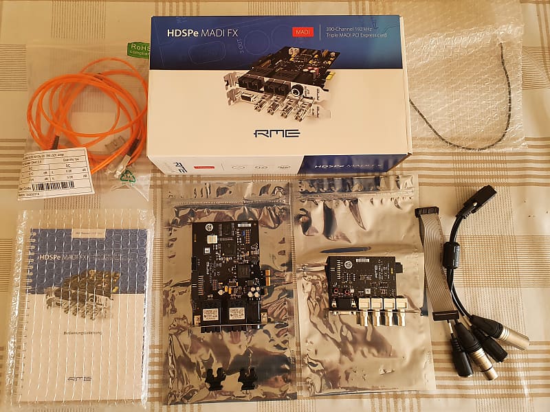 RME HDSPe MADI FX Triple MADI PCIe Digital Audio Interface | Reverb