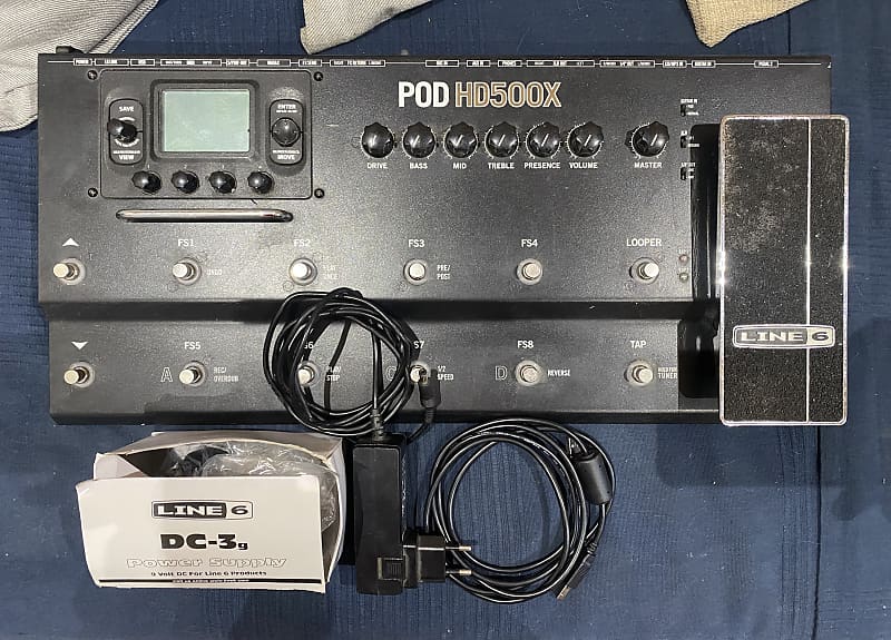 Line 6 POD HD500X Multi-Effect and Amp Modeler 2010s - Black | Reverb