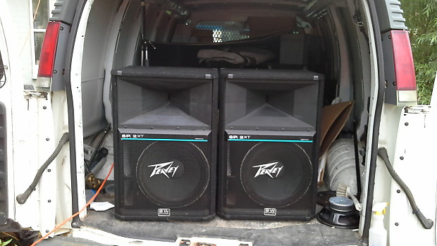 Peavey SP2XT 2 Way PA Speakers Good Working Condition See | Reverb