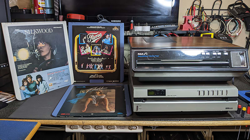 Vintage 1980's made in Japan CED Video Disc Player Lot with | Reverb