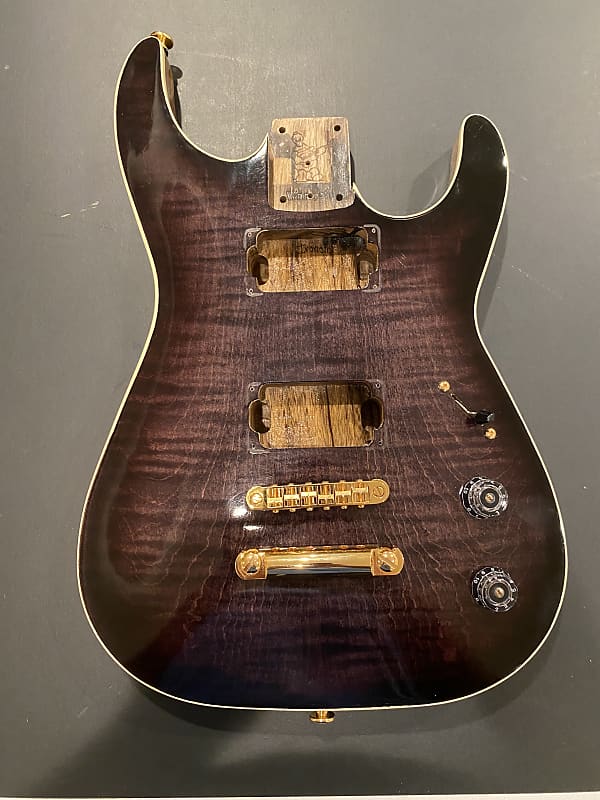Warmoth Soloist 2020 nitro blackburst complete without | Reverb