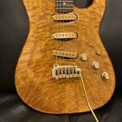 Warmoth Custom 5A Quilt Maple John Mayer Strat Stratocaster | Reverb