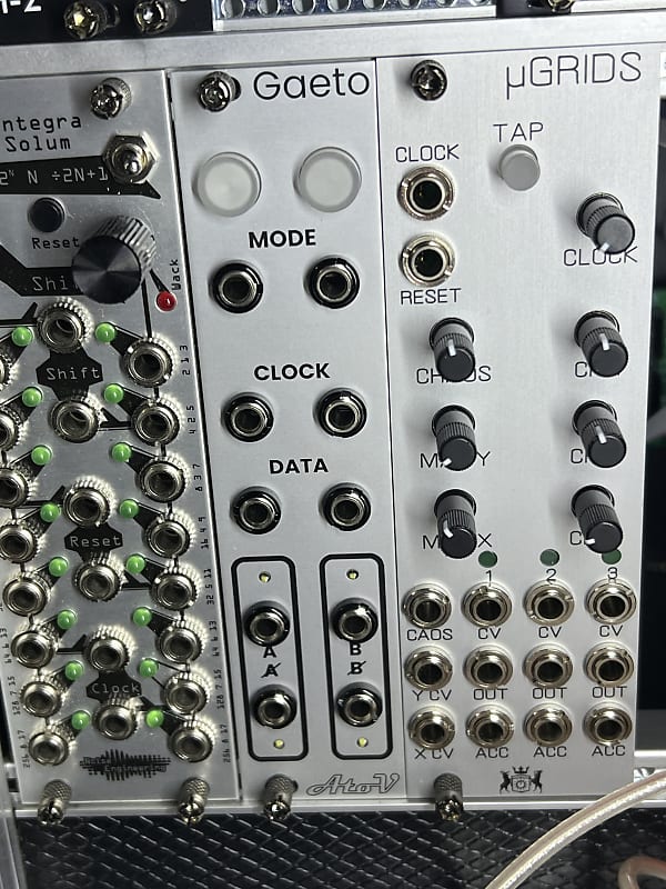 AtoV Project Gaeto Eurorack Clocked Logic Module (Silver) | Reverb