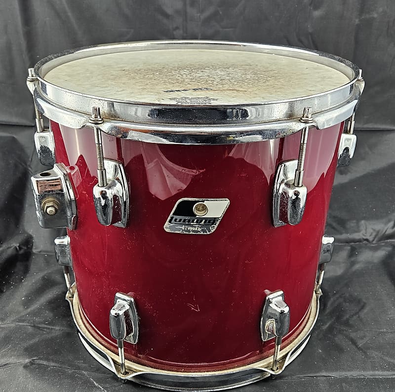 Ludwig 12x10 Rocker Rack Tom 1980s-1990s - Red | Reverb