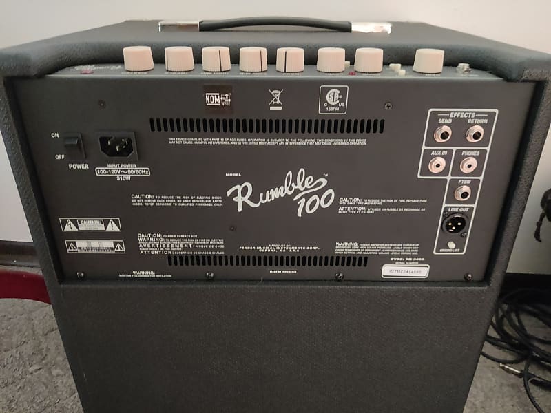 New in Box! Fender Rumble 100 V3 100-Watt 1x12 Bass Combo | Reverb