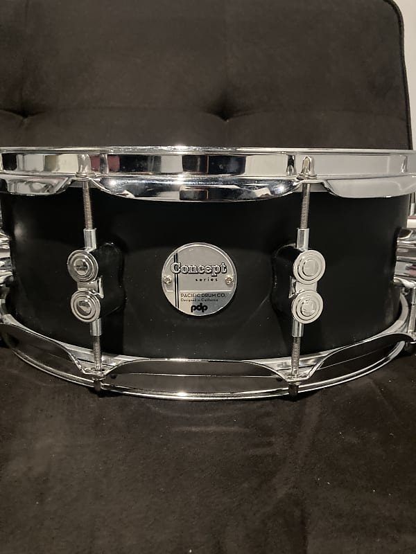 PDP Concept Maple Snare Drum - 5.5" x 14" - Satin Black | Reverb