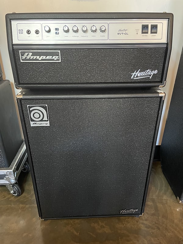 Ampeg SVT-CL Heritage Series 300-Watt Tube Bass Amp Head and | Reverb