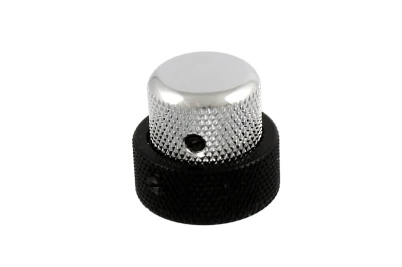 MK-3338-000 BLACK AND CHROME CONCENTRIC KNOB | Reverb