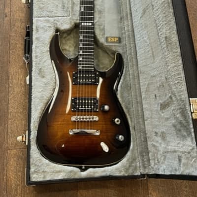 ESP E-II Horizon Neck Thru 2000s - Sunburst | Reverb