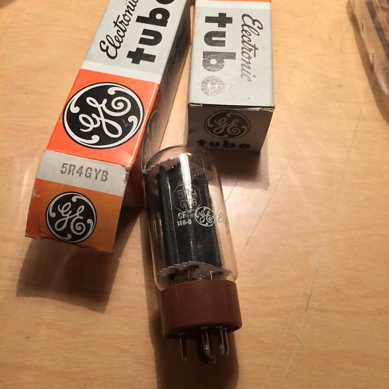 Pair NOS GE 5R4GYB Rectifier Tubes | Reverb