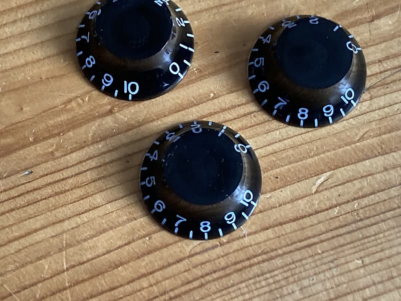 Epiphone Thunderbird Bass Guitar Control Knobs x 3 2006 | Reverb UK