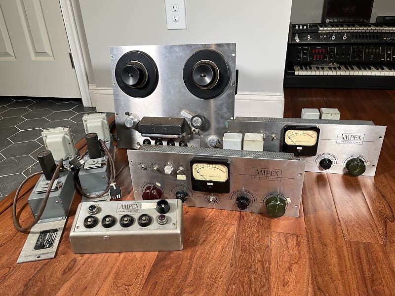 Complete Ampex 350-2 Tube Open Reel Tape Recorder 2 Track | Reverb