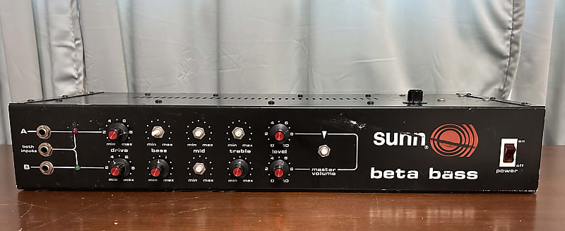 Vintage Sunn Beta Bass Amplifier Head - WORKS - | Reverb