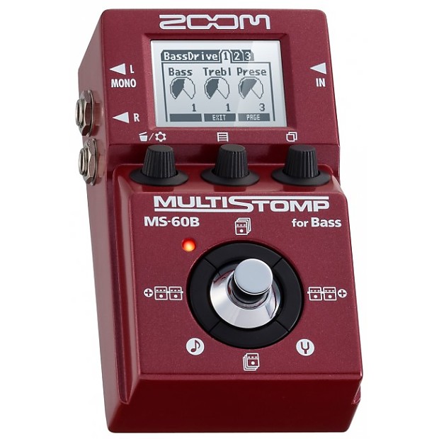 ZOOM MS-60 B MultiStomp Pedal Bass-Effektpedal | Reverb