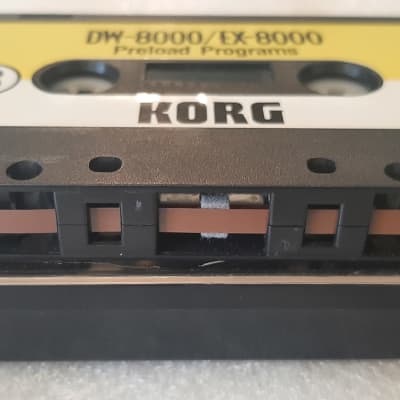 Korg DW8000 / EX8000 Preload Programs Cassette Tape | Reverb