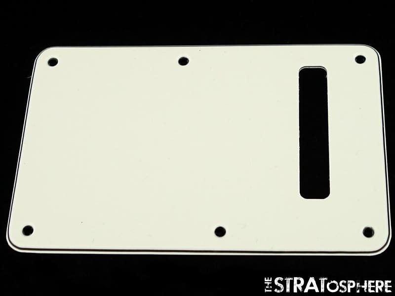 *NEW Parchment TREMOLO BACK COVER for Fender Standard | Reverb